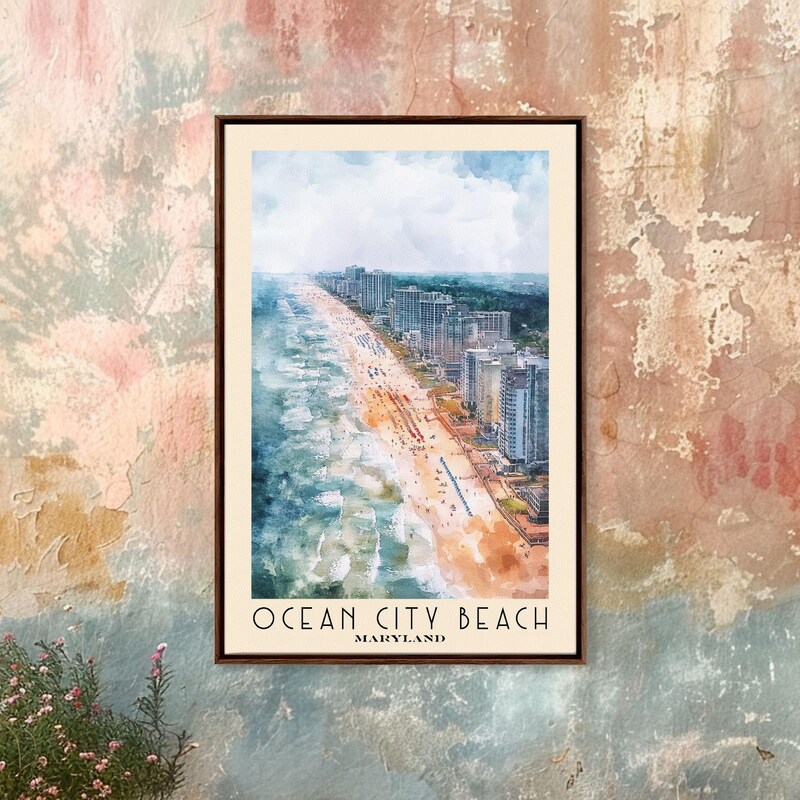 Ocean City Painting - Etsy
