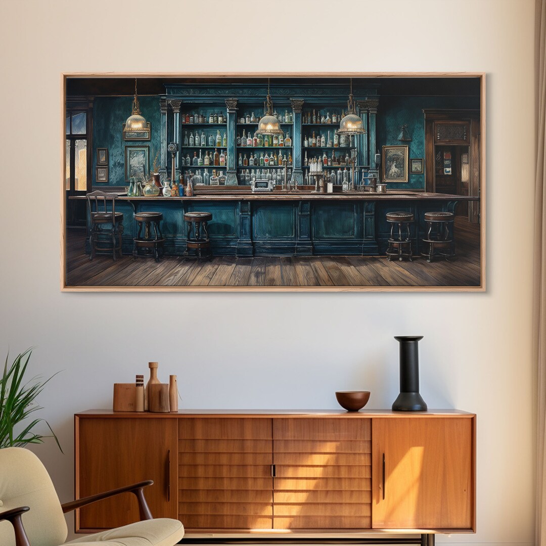 Bar Decor, Prohibition Wall Art, Saloon Wall Art, Canvas Print, Wall ...