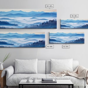 Blue Ridge Mountains Panoramic Wall Art, Bluebridge Mountains National ...