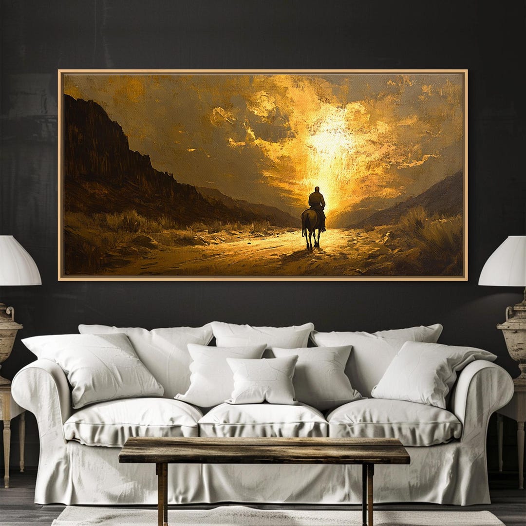 Paul and the Blinding Light on the Road to Damascus | Art Deco Framed ...