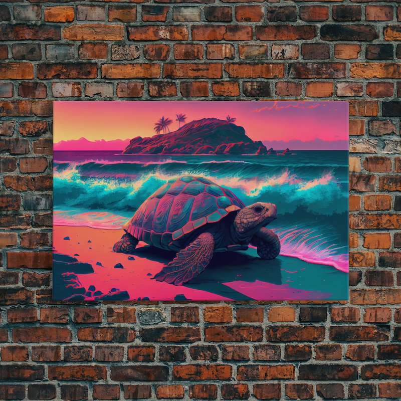 Sea Turtle Poster - Etsy