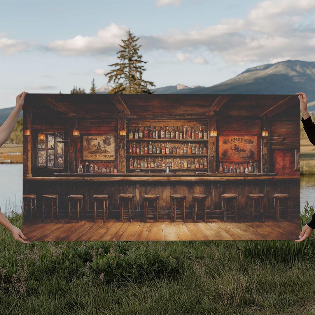 Prohibition Wall Art, Saloon Wall Art, Western Art, Canvas Print, Wall ...