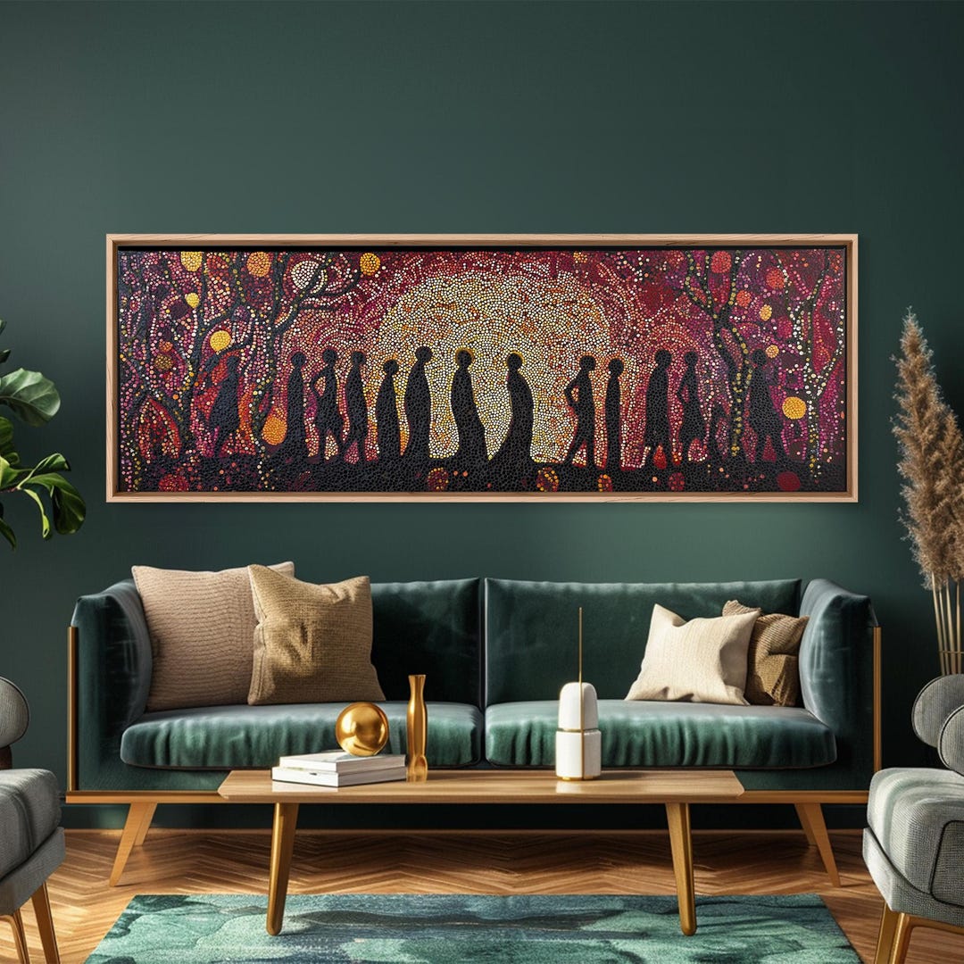 Cleansing of the Leper Miracle Scene - Abstract Modern Christian Art ...