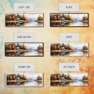 Rustic Lake Cabin at Dusk Watercolor Painting | Peaceful Wilderness ...