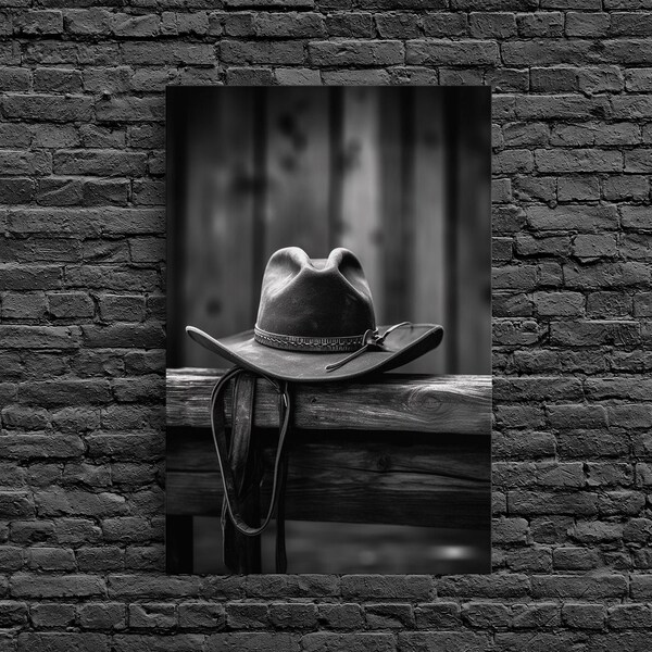 Framed Cowboy Hat Wall Art - Etsy