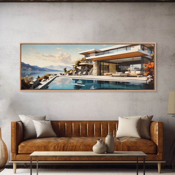 Midcentury Architecture Wall Art - Etsy