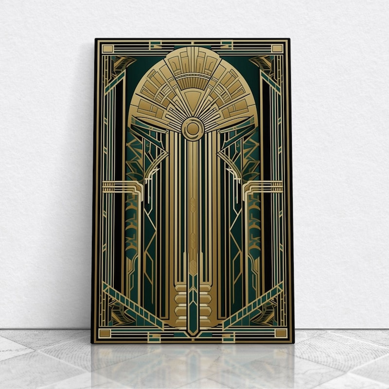 Art Deco Wall Decor - Etsy