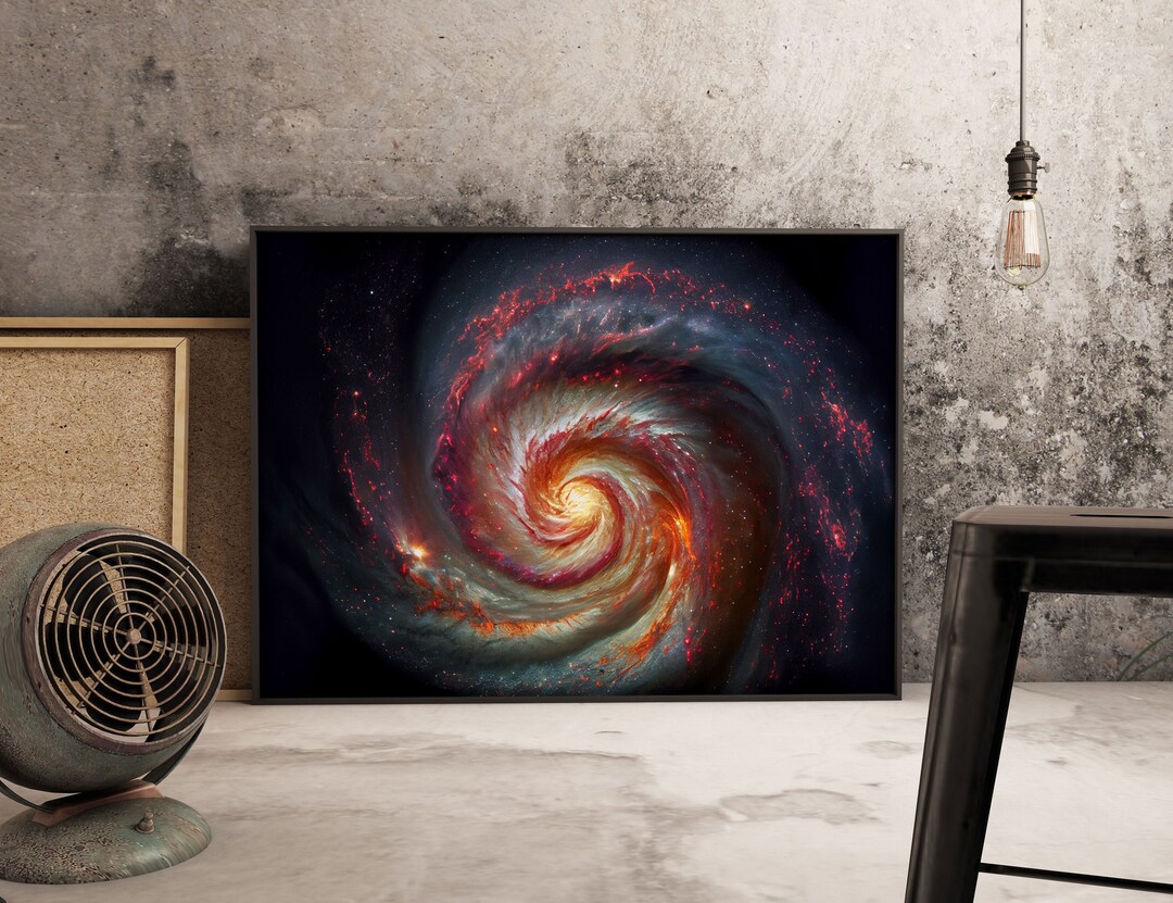 Nebula Supernova Space Swirl of Stars Fine Art Print, Wall Art Print ...