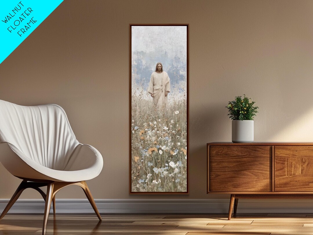 Walking in Hope - Framed Canvas Print - Skinny Art - Christian Art ...