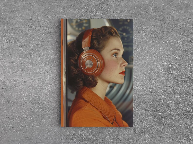 1950s Soviet Space Propaganda Poster Art, Retro Futuristic Wall Art ...