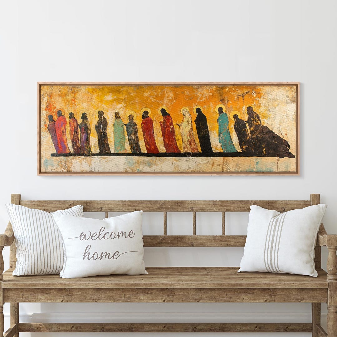 Epitaphios Entombment Procession Byzantine Style Framed Christian Art ...