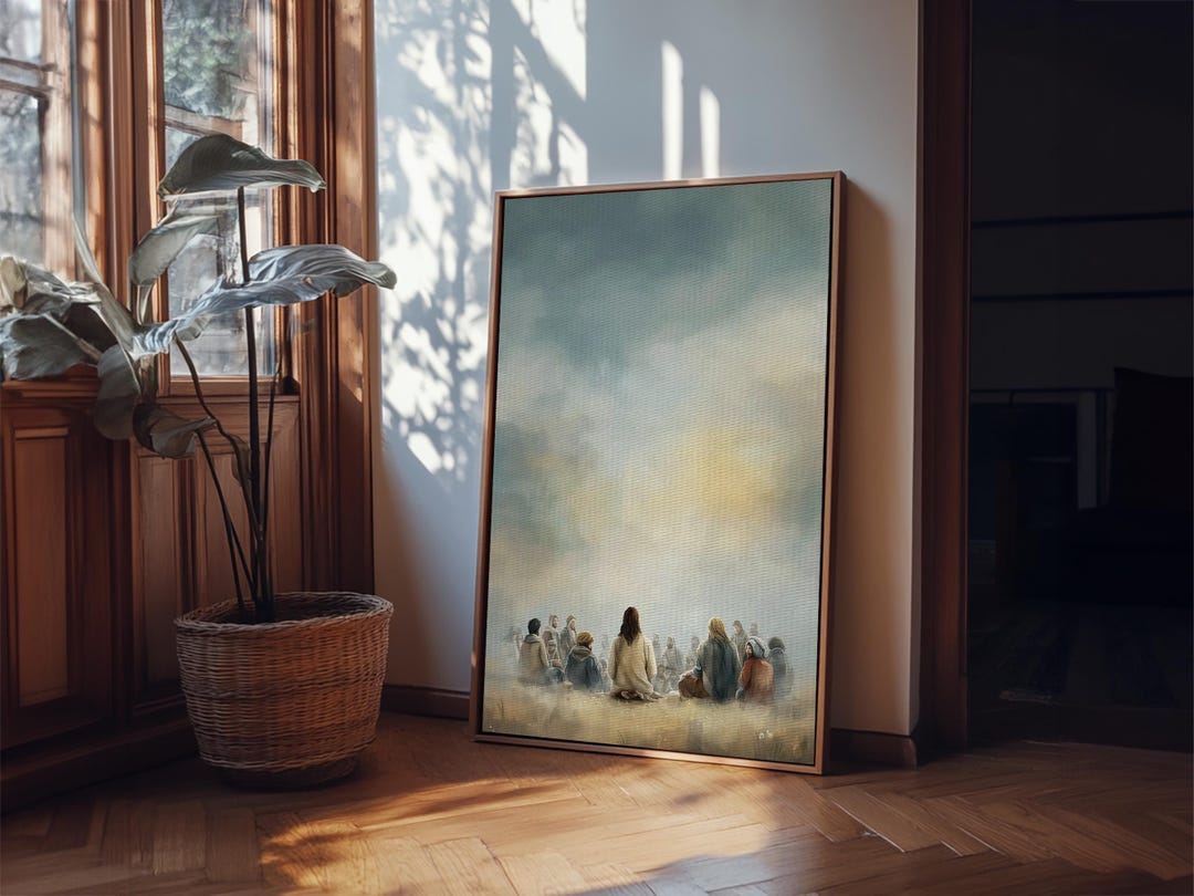 Circle of Faith - Framed Canvas Print - Christian Art Canvas ...