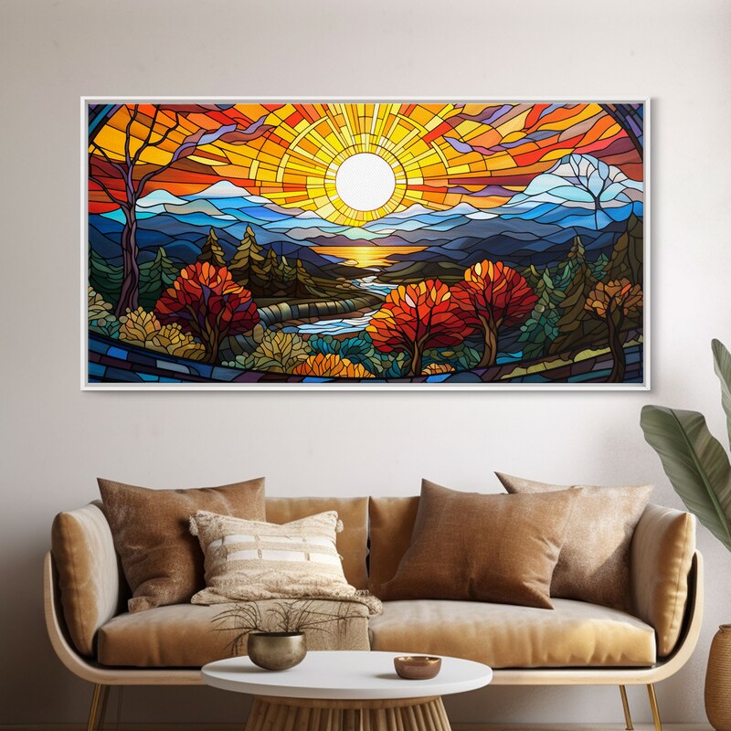 Stained Glass Wall Art - Etsy