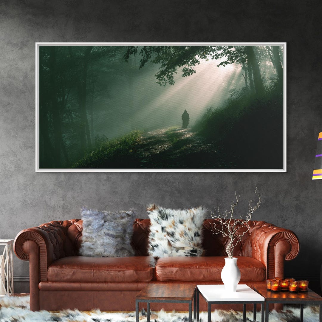 Path of Mercy - Framed Canvas Print - Christian Art Canvas - Moody ...