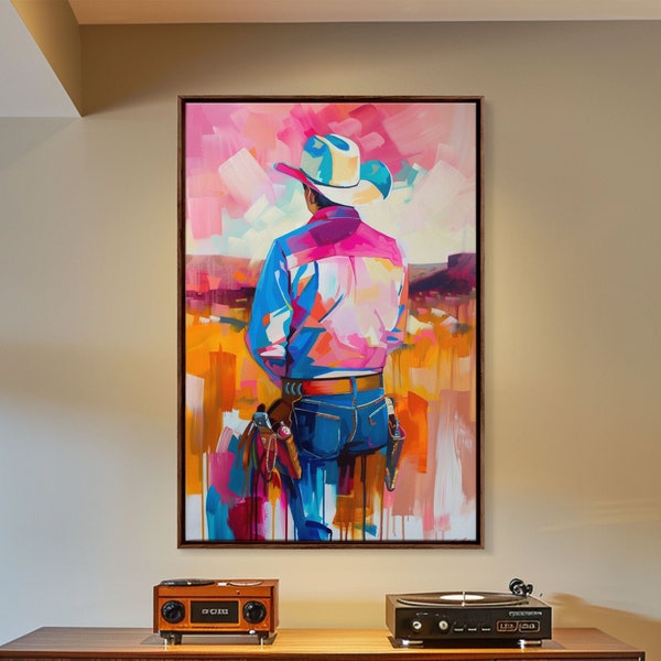 Cowboy Art - Etsy