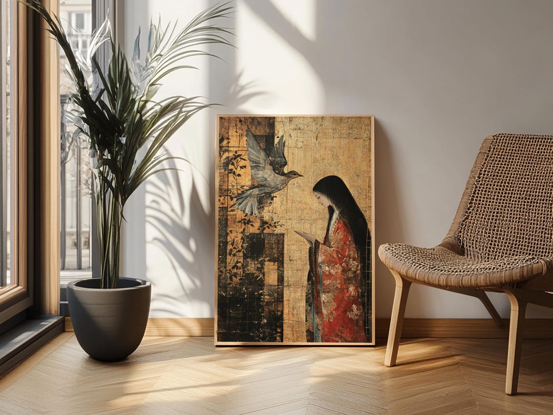 Annunciation Feast of the Annunciation Framed Canvas Print - Elegant ...