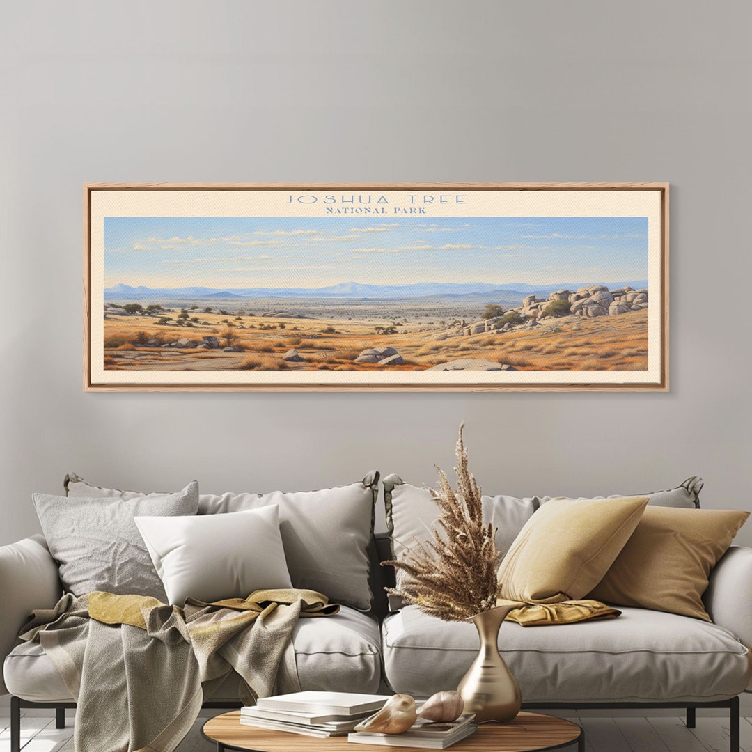Joshua Tree National Park Panoramic California Travel Art, National ...