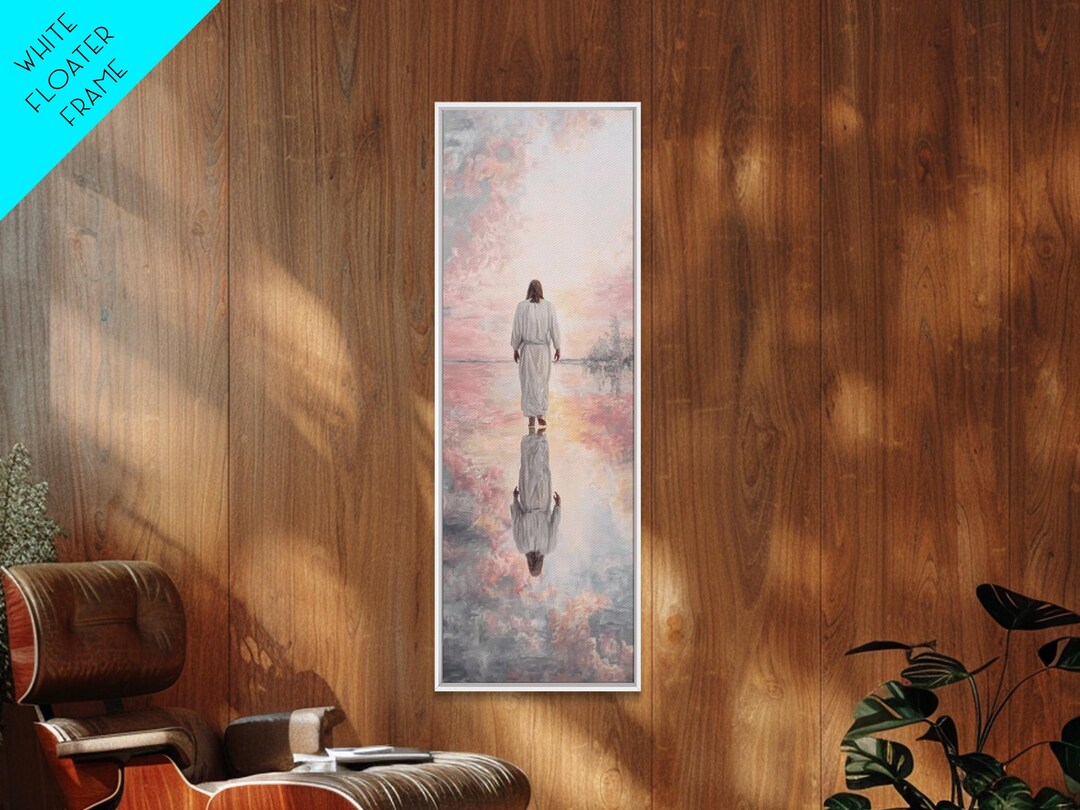 Shoreline of Hope, Framed Canvas Print, Christian Art Prints, Skinny ...