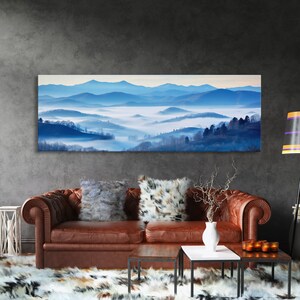 Blue Ridge Mountains Panoramic Wall Art, Bluebridge Mountains National ...
