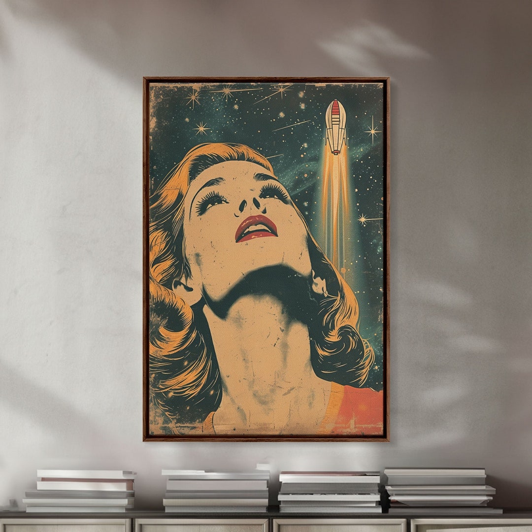 1960s Retro Propaganda Poster Art, Atomic Age Poster, Space Age Poster ...