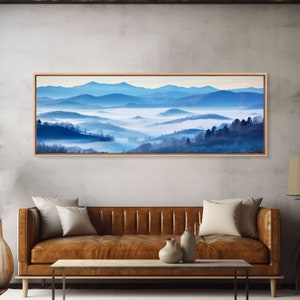 Blue Ridge Mountains Panoramic Wall Art, Bluebridge Mountains National ...