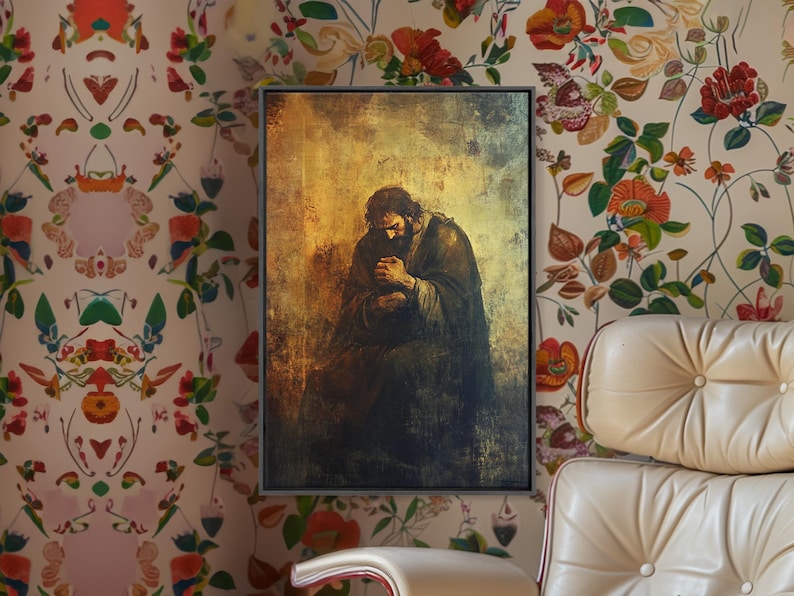 Parable of the Prodigal Son Return Framed Canvas Print | Renaissance ...