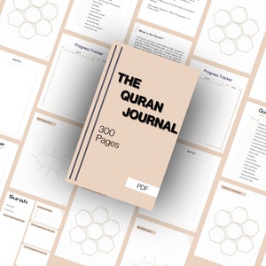 Quran Journal, 300 Pages for Surah Exploration, Islamic Diary, Quran ...
