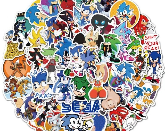 Mini Sonic Sticker - Etsy
