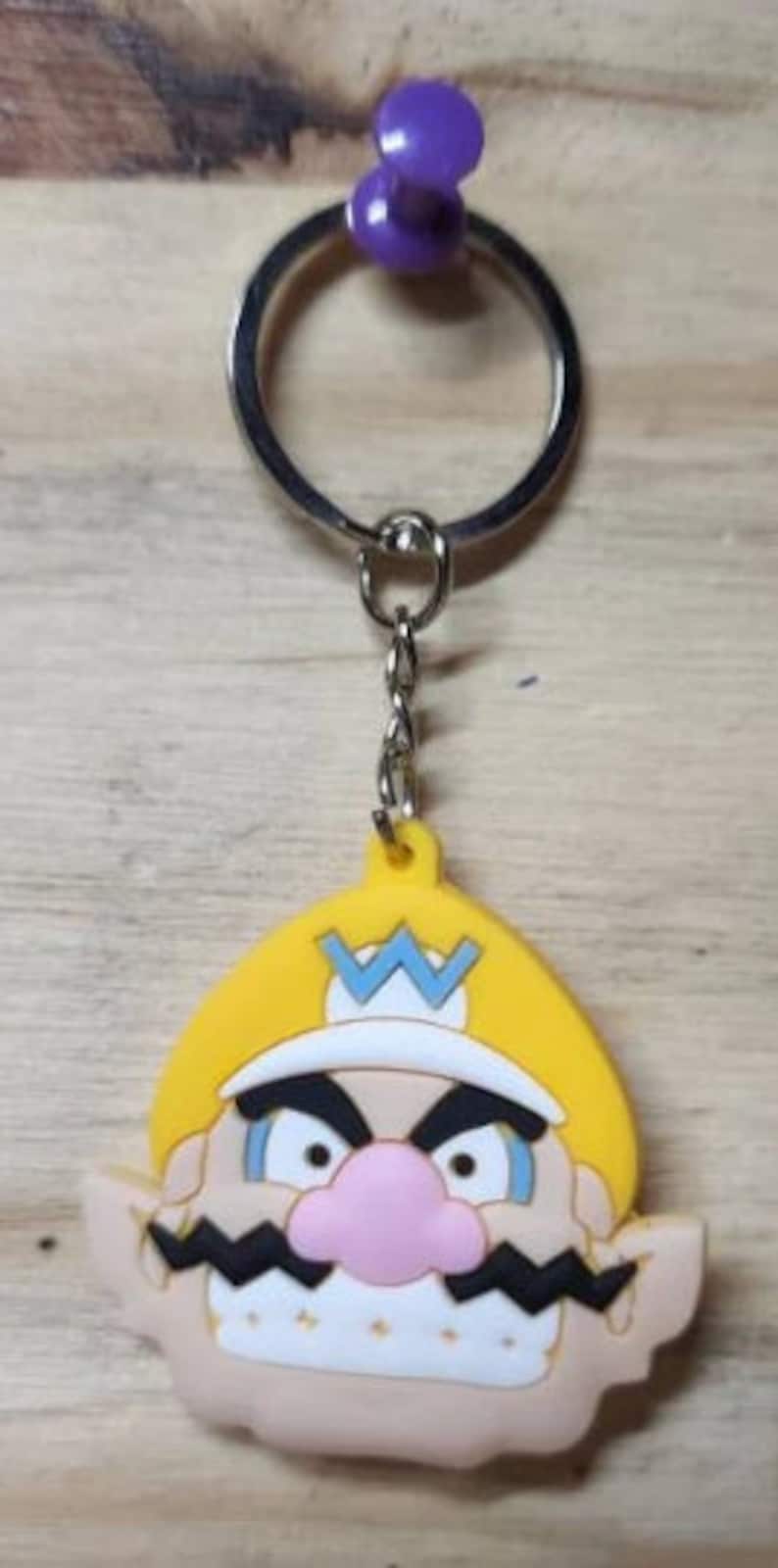 Mario Brothers Keychains Cartoon Cute Kids Fun 90s Keyrings Super Mario ...