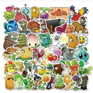 Plant Vs Zombie Sticker 20 Random NEW Stickers Decals Great for Laptop ...