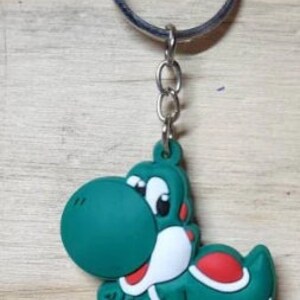 Mario Brothers Keychains Cartoon Cute Kids Fun 90s Keyrings Super Mario ...