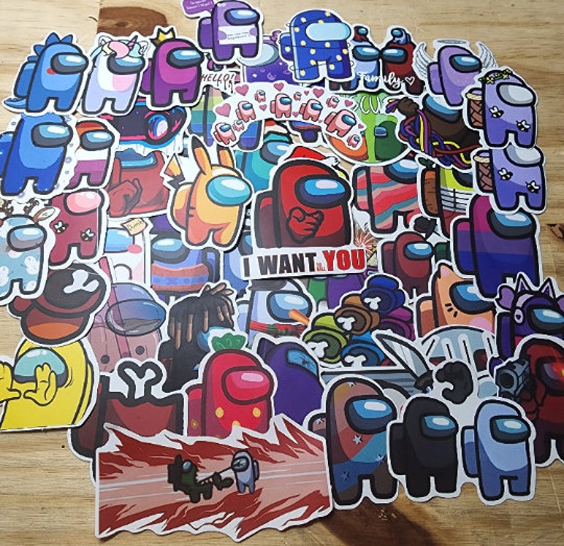 Amongus Sticker20 Random NEW Stickers Decals Great for Laptop Kids ...