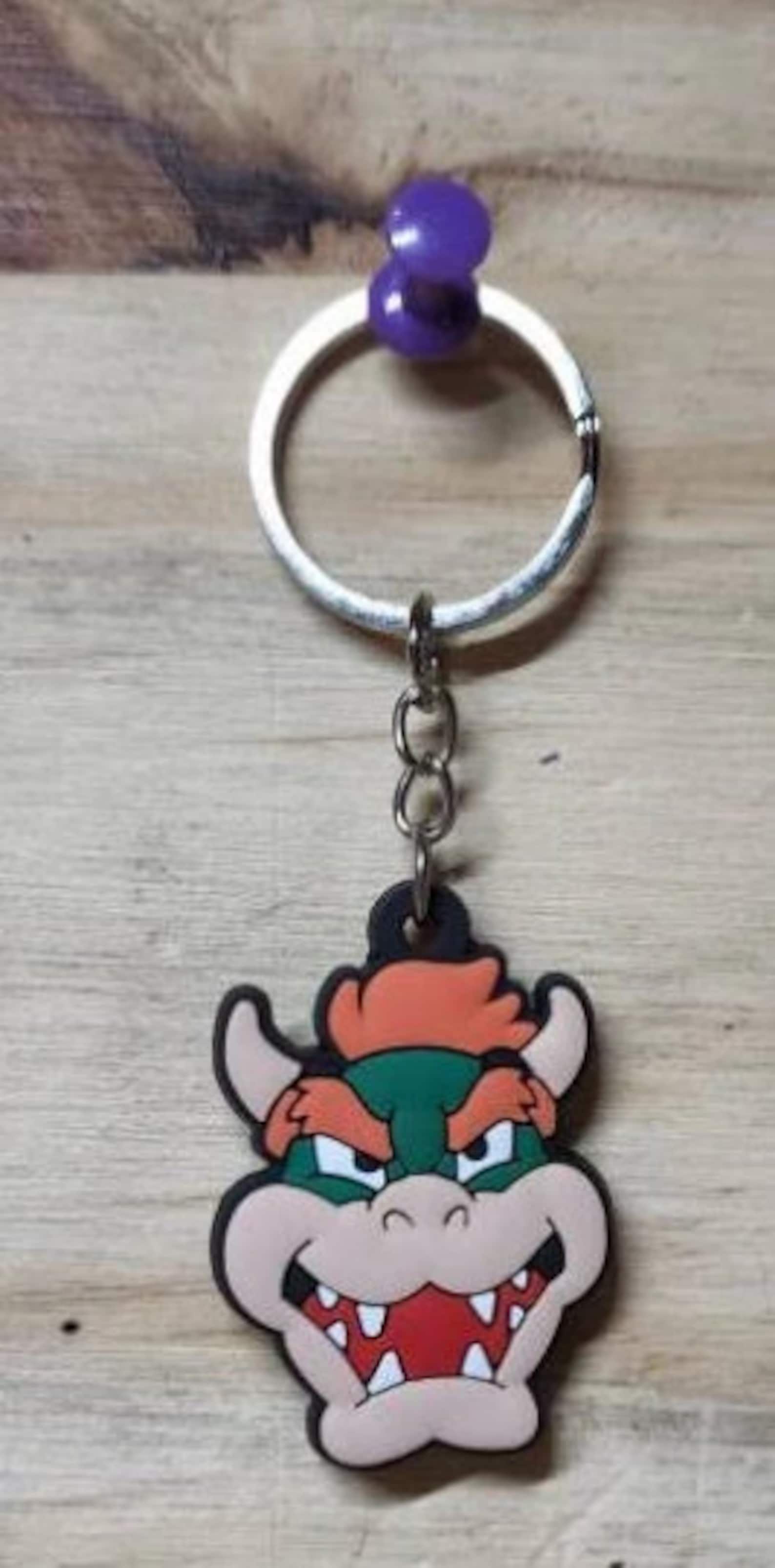 Mario Brothers Keychains Cartoon Cute Kids Fun 90s Keyrings Super Mario ...