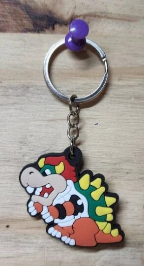 Mario Brothers Keychains Cartoon Cute Kids Fun 90s Keyrings Super Mario ...