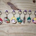 Mario Brothers Keychains Cartoon Cute Kids Fun 90s Keyrings Super Mario ...