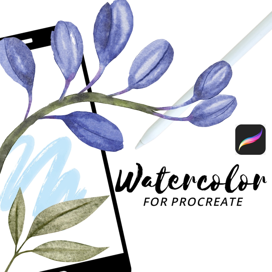 Amazing Watercolor Painting Kit for Procreate, Digital Watercolor ...