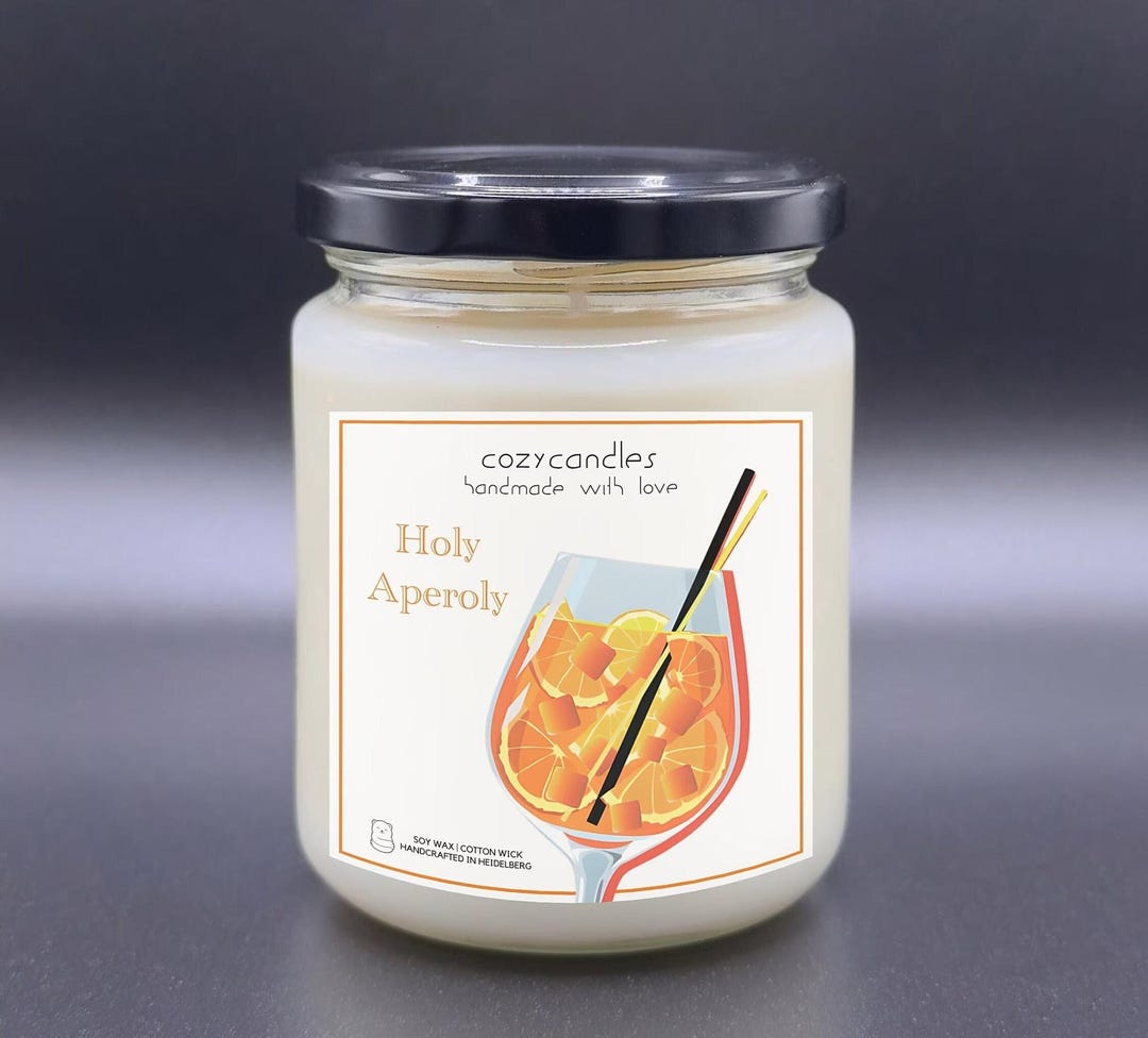 SPRITZ APERITIF - Scented Candle / Holy Aperoly / Champagne Orange ...