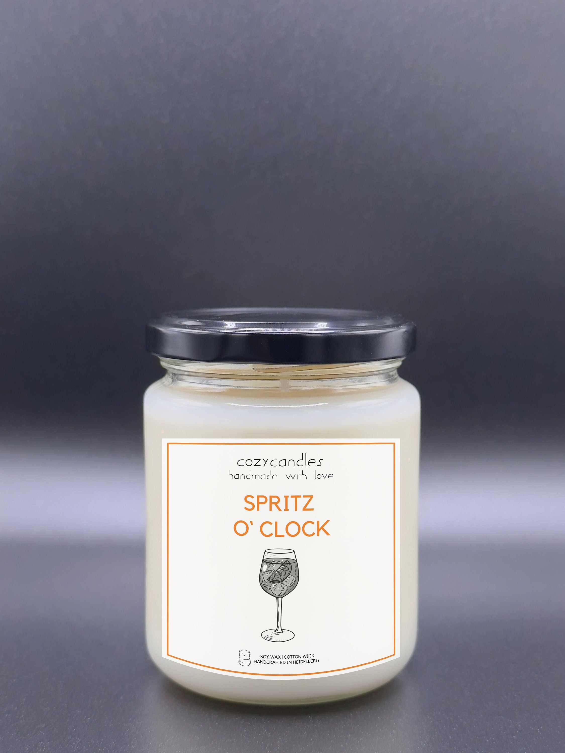 APEROL SPRITZ Scented Candle / Spritz O Clock / Champagne Orange Scent ...