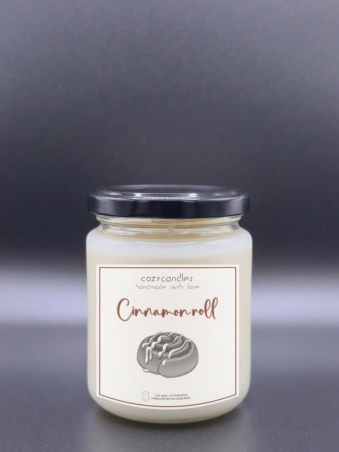 Cinnamon Roll Scented Candle / Cinnamon Roll / Cinnamon Roll Scent ...