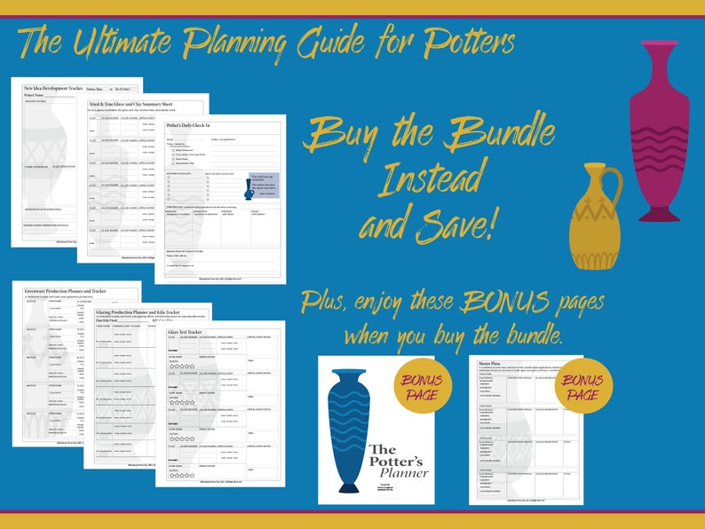 Glaze Test Tile Tracker: Pottery Log (digital Download) - Etsy