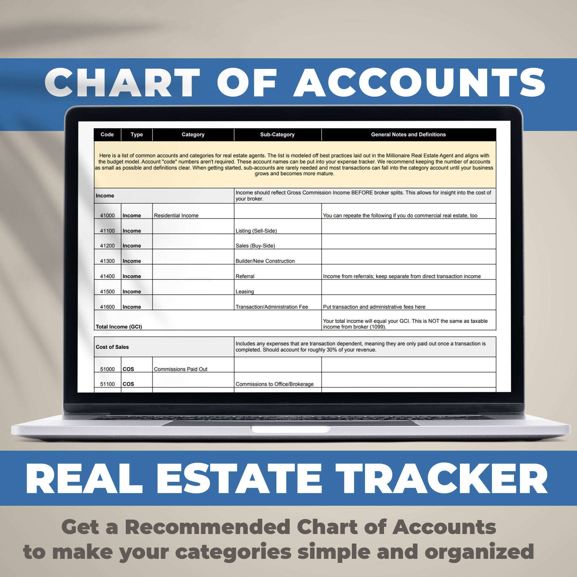 Real Estate Expense Tracker | Real Estate Income and Expense Tracker ...