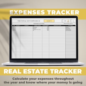 Real Estate Expense Tracker | Real Estate Income and Expense Tracker ...