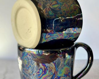 Set of 2 Lavender Pearl Mugs | Handmade Ceramic Mugs | Handmade Pottery ...