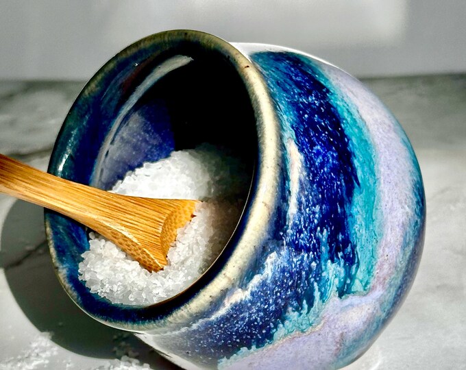Mini Salt Cellar & Spoon Set | Handmade Pottery | Handmade Ceramic ...