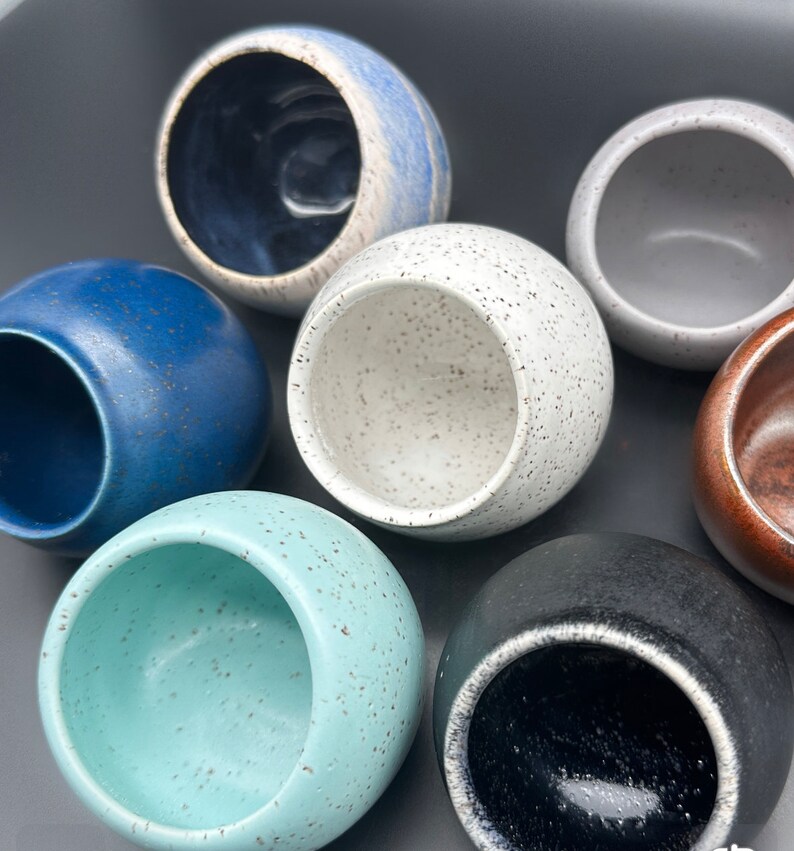 Mini Salt Cellar & Spoon Set Handmade Pottery Handmade Ceramic Kitchen ...