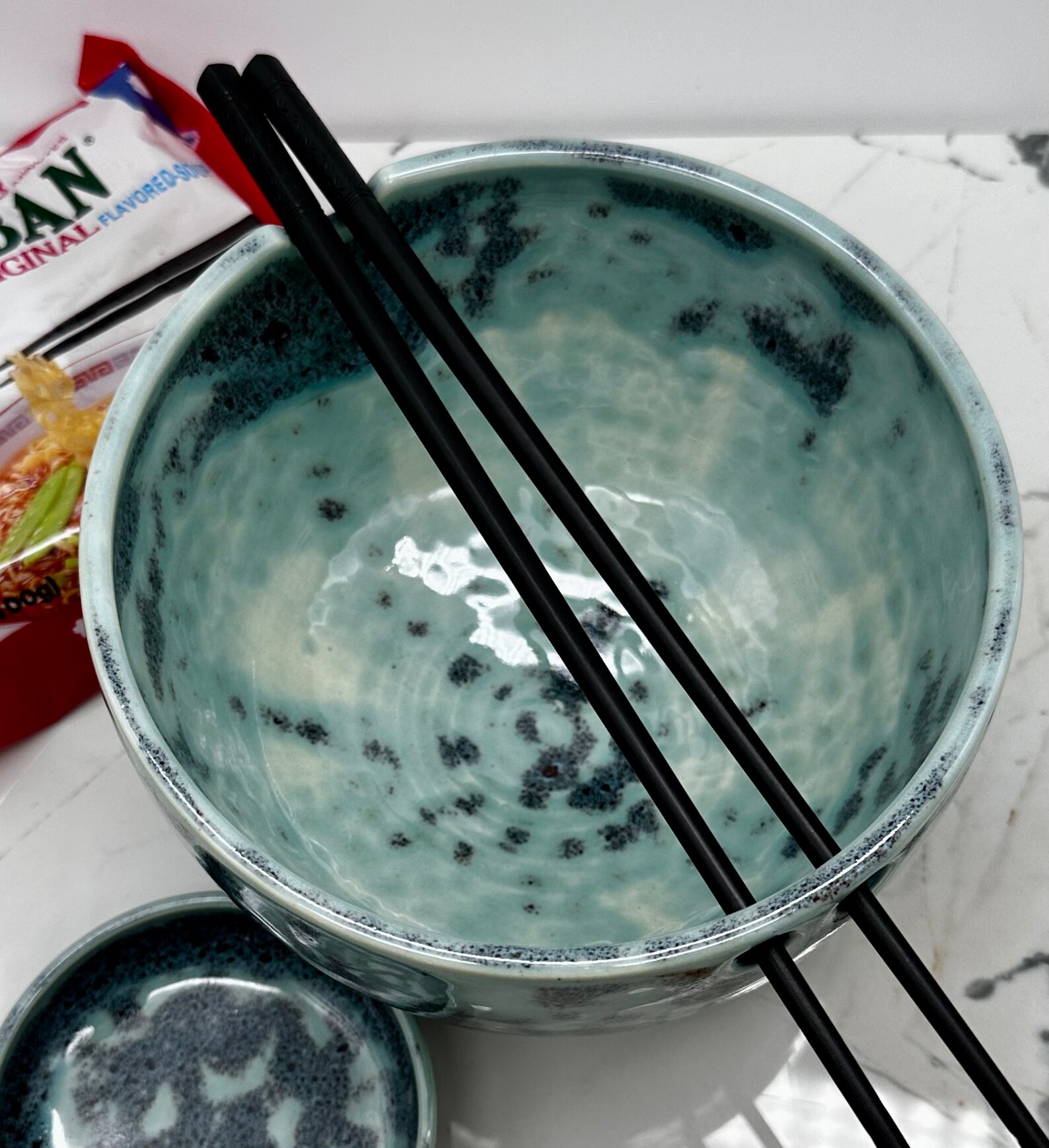 Pho Kit Ramen Kit Handmade Ceramic Noodle Bowl Kit Handmade Ramen Bowl ...