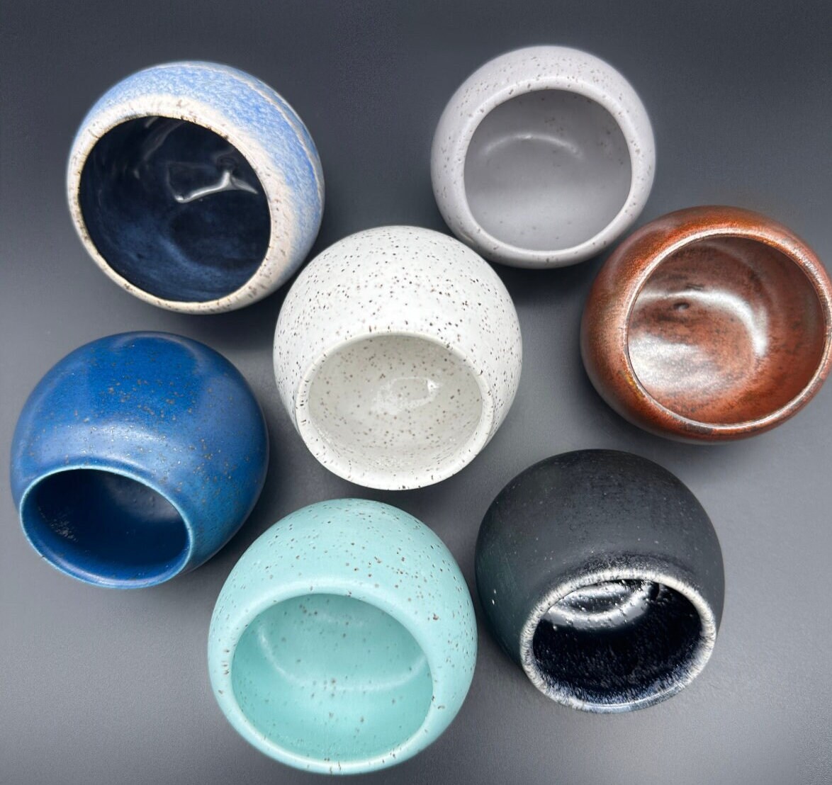 Mini Salt Cellar & Spoon Set Handmade Pottery Handmade Ceramic Kitchen ...