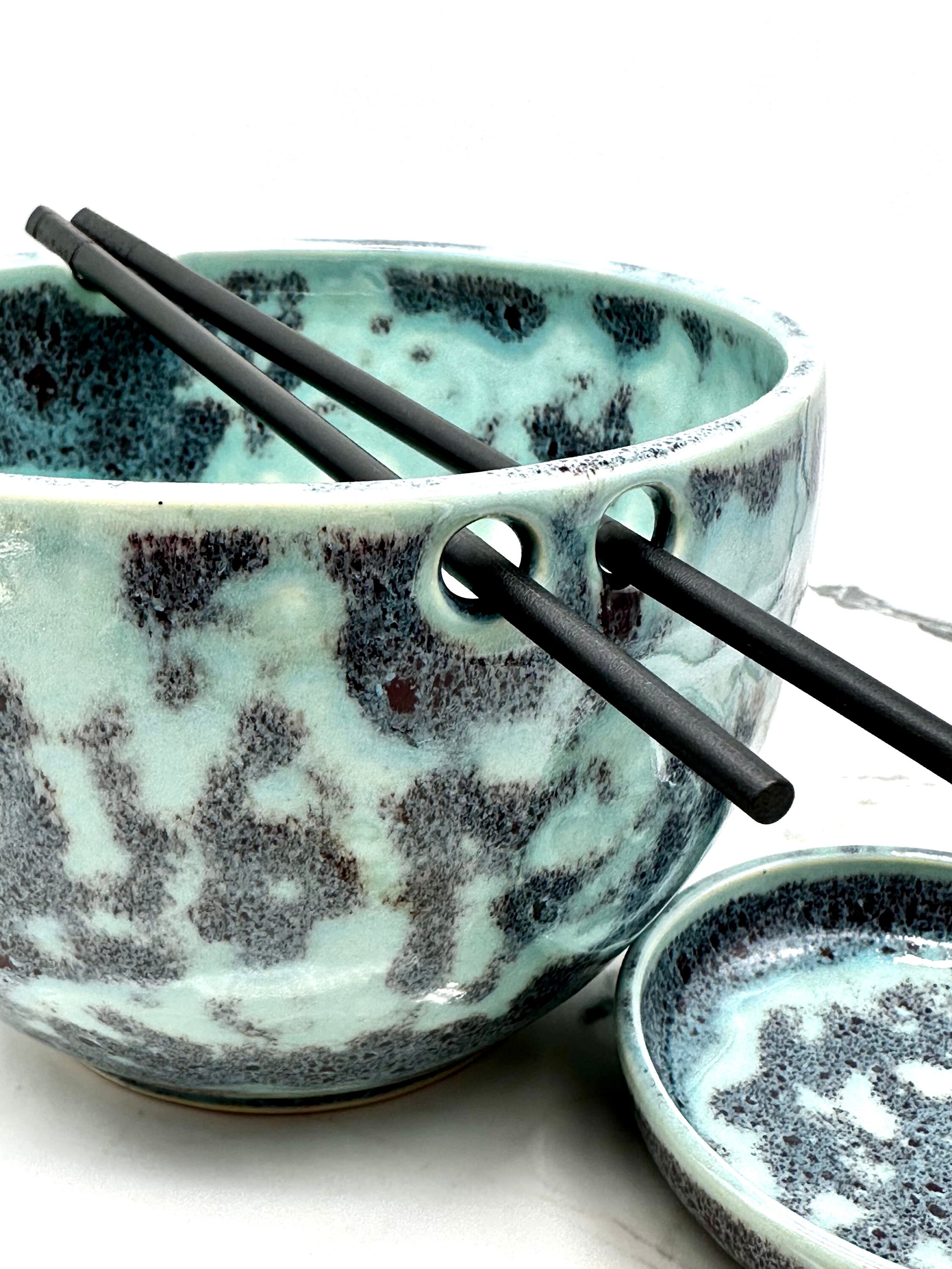 Pho Kit Ramen Kit Handmade Ceramic Noodle Bowl Kit Handmade Ramen Bowl ...