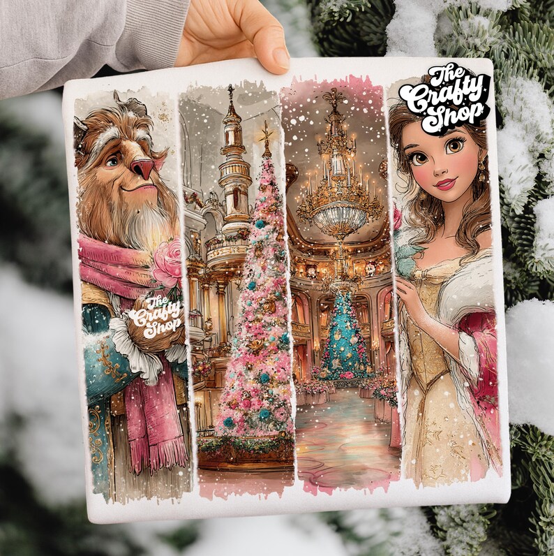 Magical Winter Princess Beast PNG, Christmas Magical Theme Design for ...