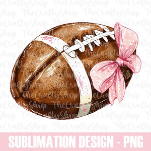Coquette Football Png Coquette Bow Png Coquette Clipart Design Football ...